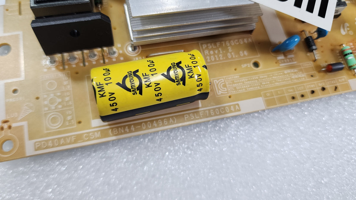 BN44-00496A Power Supply Board for Samsung UN40EH5000F, UN40EH5000FXZA ...