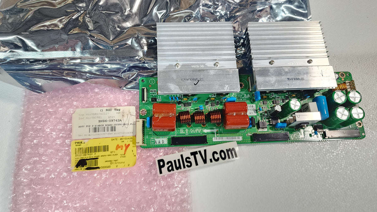 X-Main Board BN96-09742A for Samsung TV PN50A550 / PN50A650 / PN50A750 ...