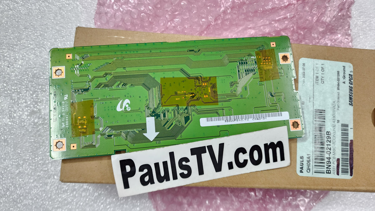 Samsung T-Con Board BN94-02129B for Samsung LN32A330J1N / LN32A330J1NX ...