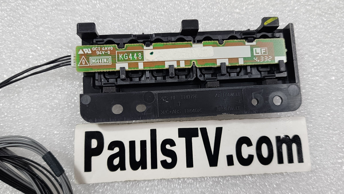 Sharp Buttons Assembly KG448 / DUNTKG448FM04 for Sharp LC-60C6600U and ...