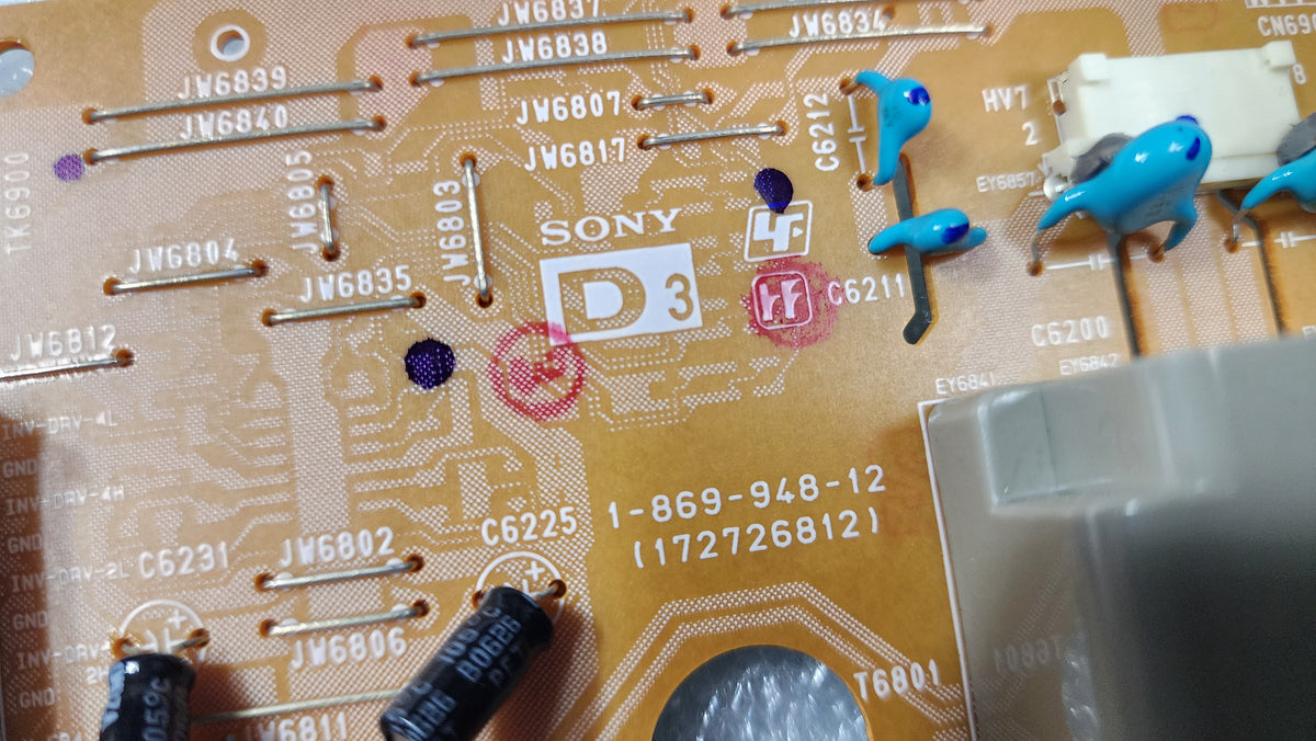 Sony Backlight Inverters A-1196-378-C D2 / A-1196-379-C D3 for Sony KD ...