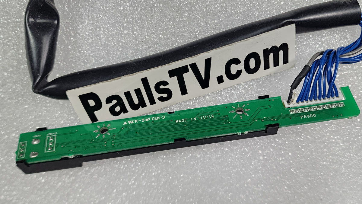 Fujitsu Buttons and IR Remote Sensor M03DZB02 for Fujitsu P42HHA30WS ...