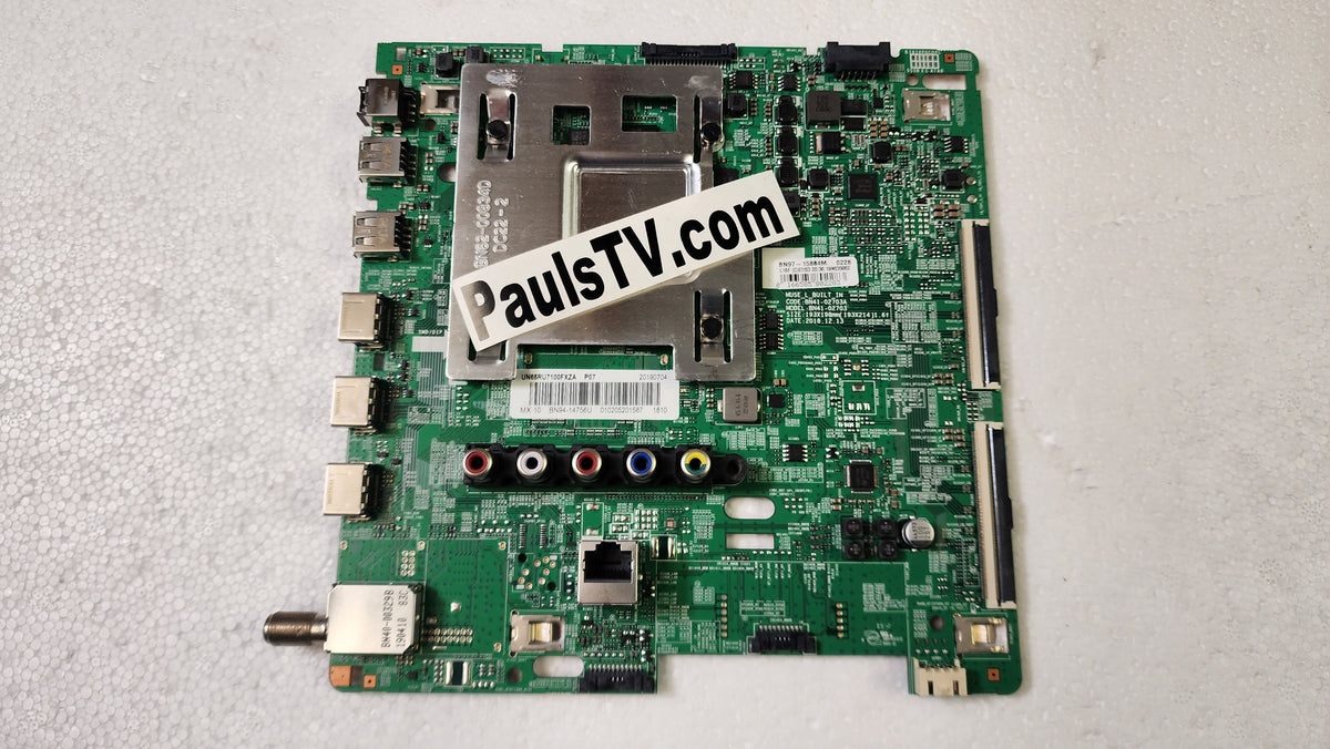 Main Board BN94-14756U for Samsung UN65RU7100 / UN65RU7100FXZA Version ...