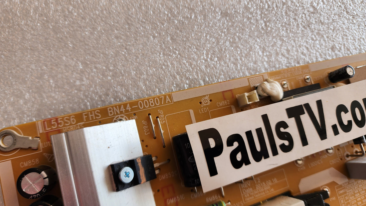 Samsung Power Supply Board BN44-00807A for Samsung UN55KU6290F / UN55K ...